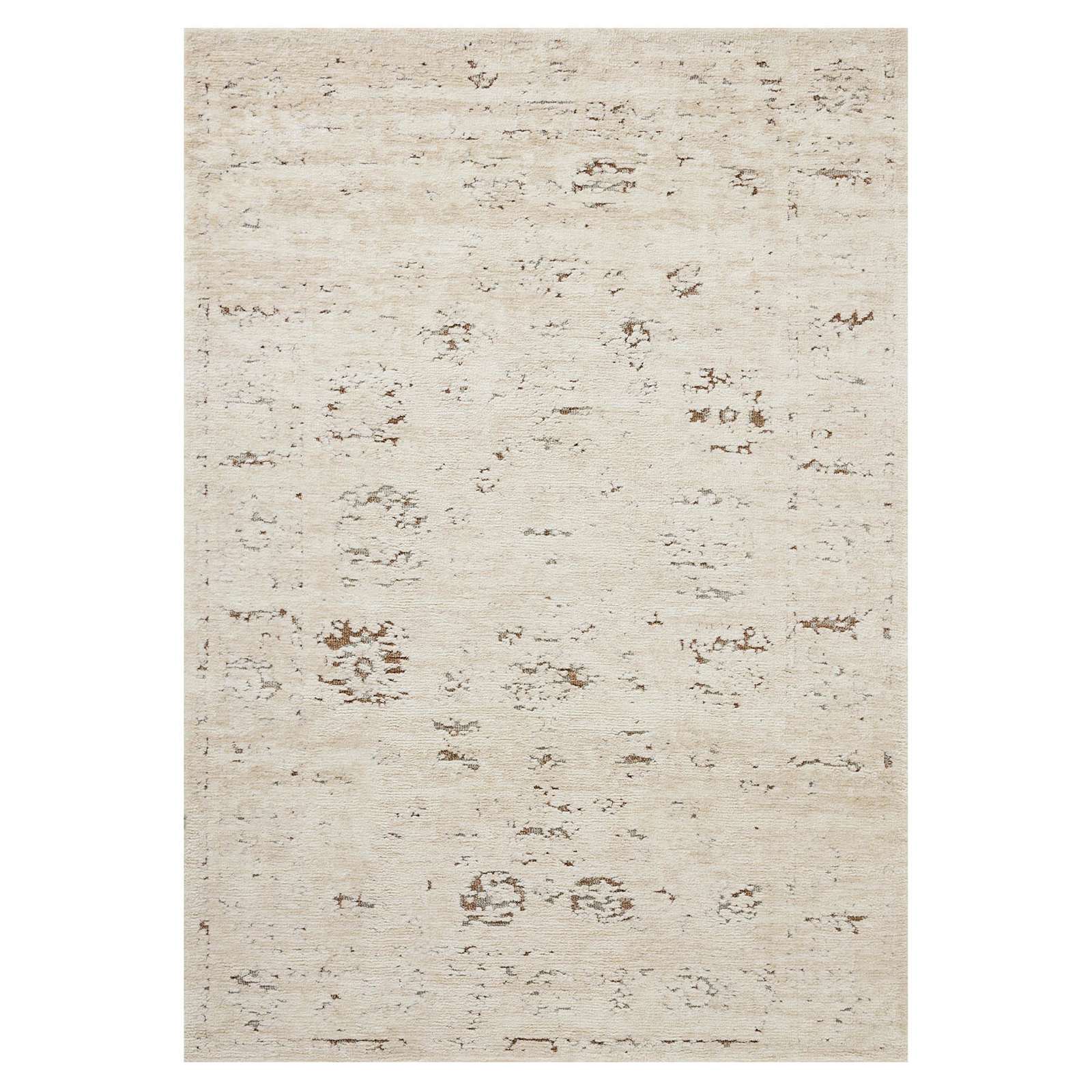 Clarissa Rust & Taupe Area Rug, 5x7