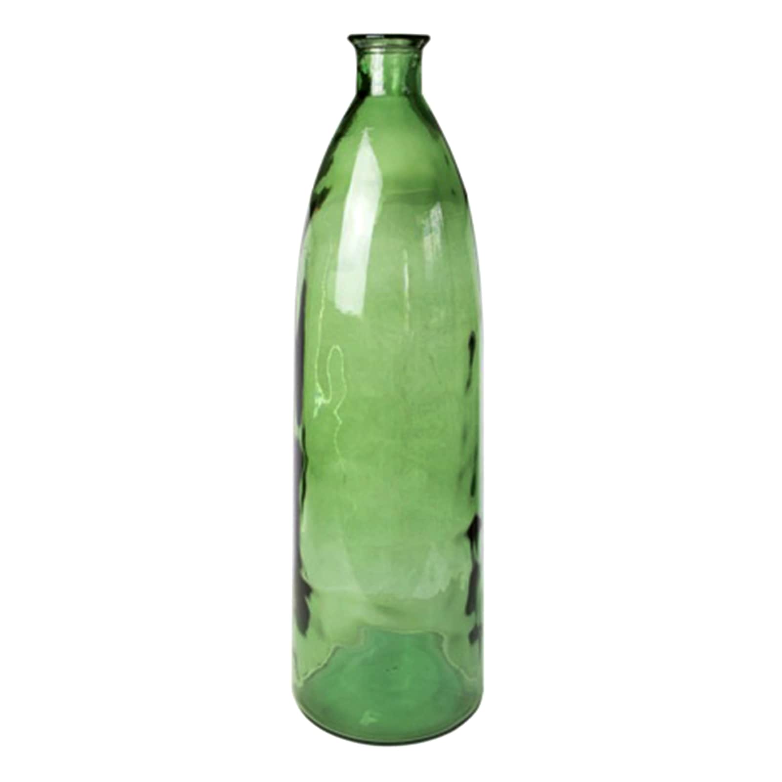 Green Cocoa Spanish Glass Vase,32"