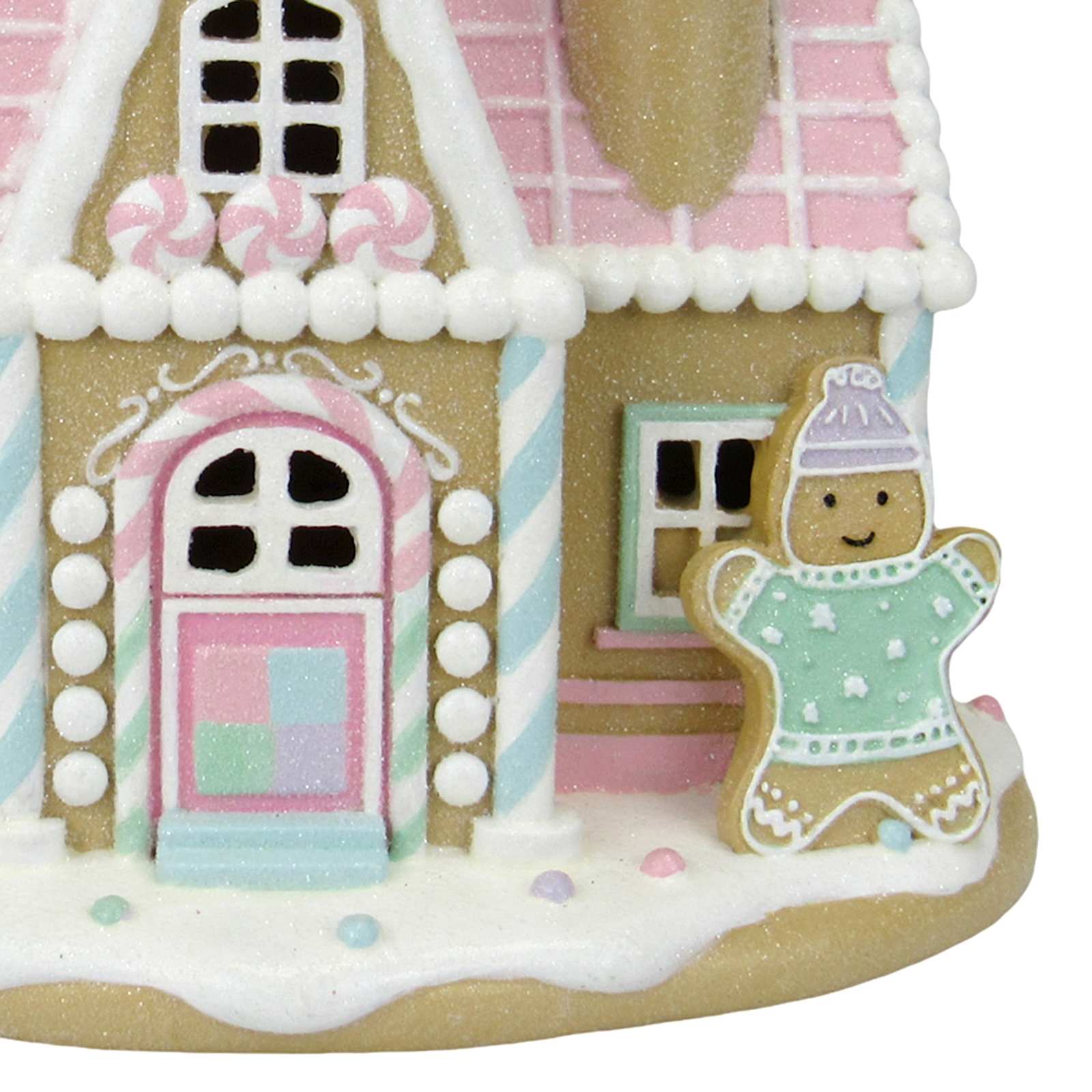 Pastel Gingerbread House, 10"