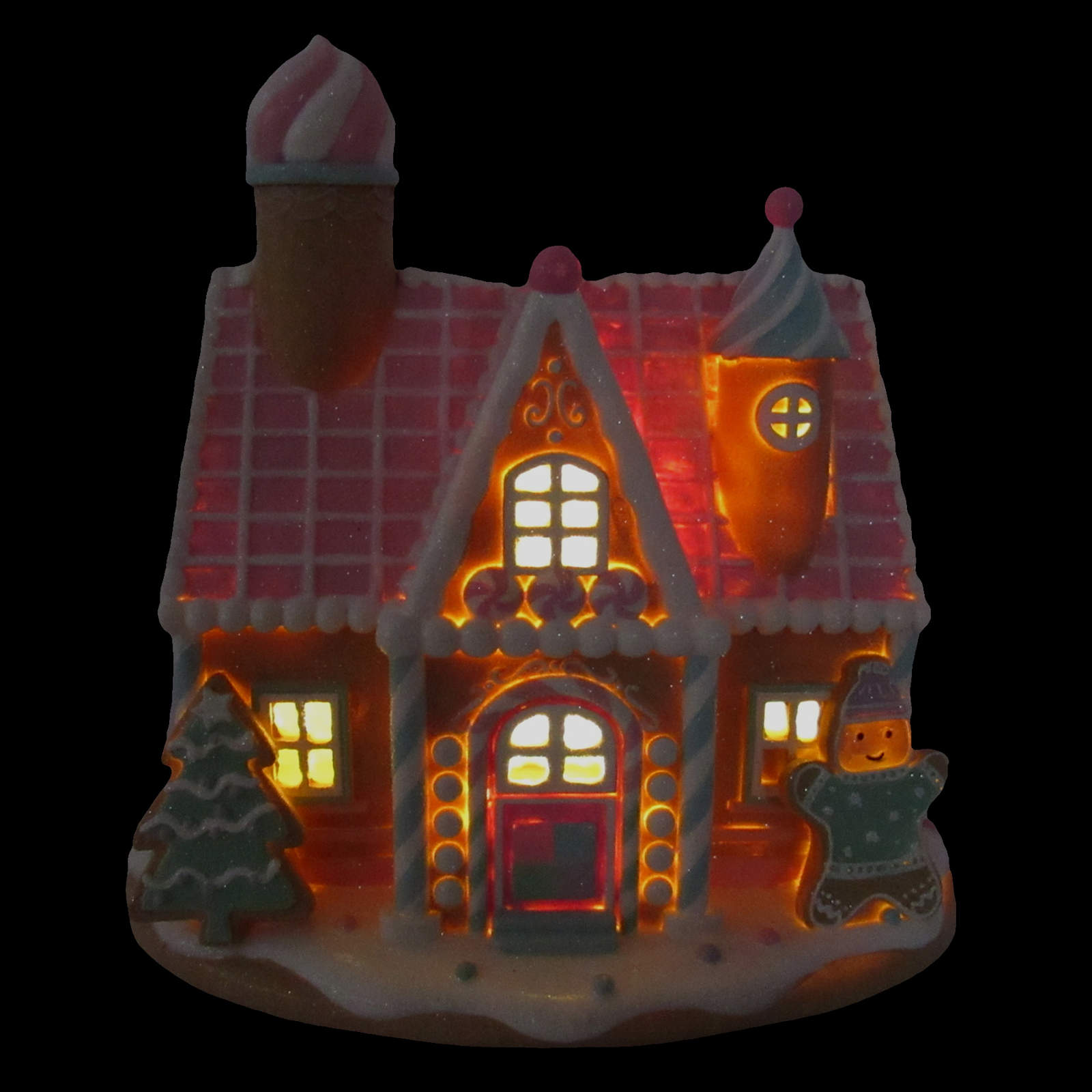 Pastel Gingerbread House, 10"