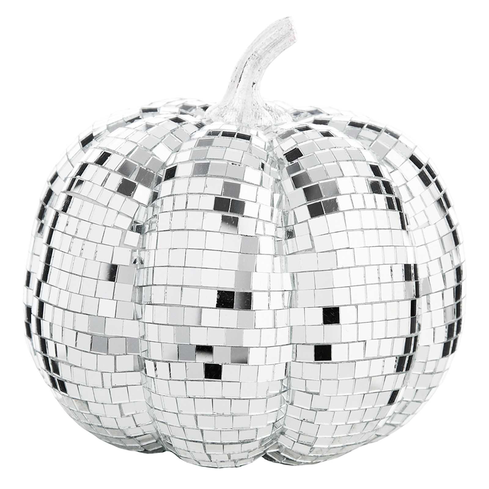 Hey Boo! Silver Disco Pumpkin | At Home
