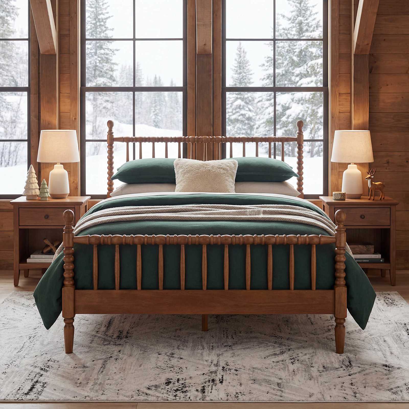 (B593) Boulder Ivory Area Rug, 8x10