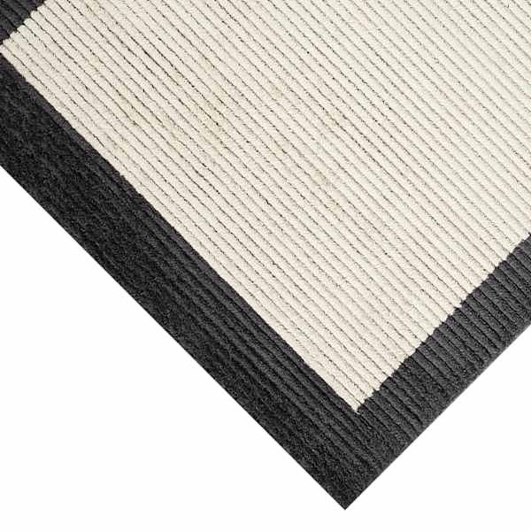 Tracey Boyd Elizabeth Black Border Area Rug 5x8 | At Home