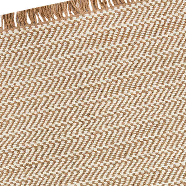 Moore Natural Herringbone Area Rug 5x7 | At Home