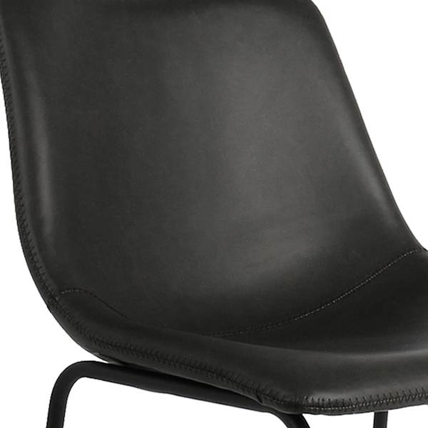 Crosby St. Drake Dining Chair, Dark Grey