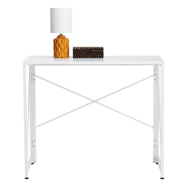 35 White Folding Desk at Home