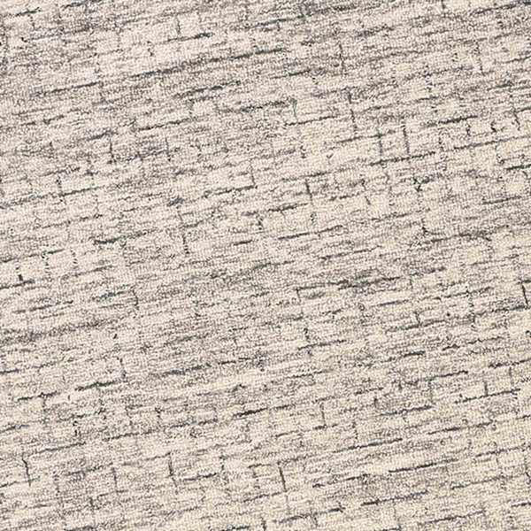 (A517) Crosby St. Tahoe Neutral Grey Textured Abstract Runner, 2x8