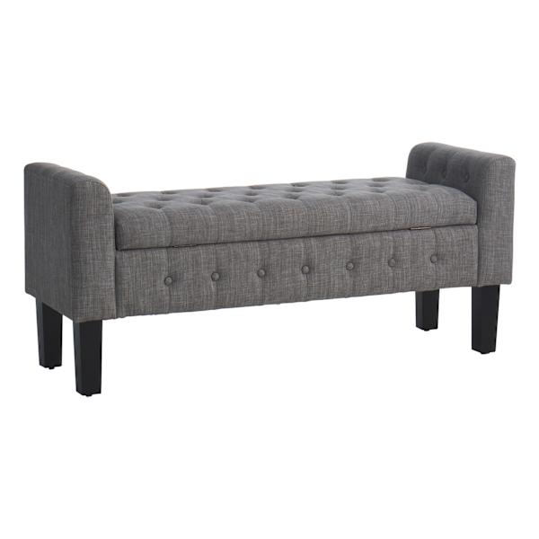 Providence Andy Storage Bench Grey | At Home