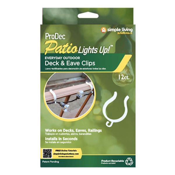 Simple Living 12-Count Deck & Eave Clips | At Home