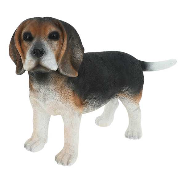 Beagle Outdoor Garden Statue, 13"