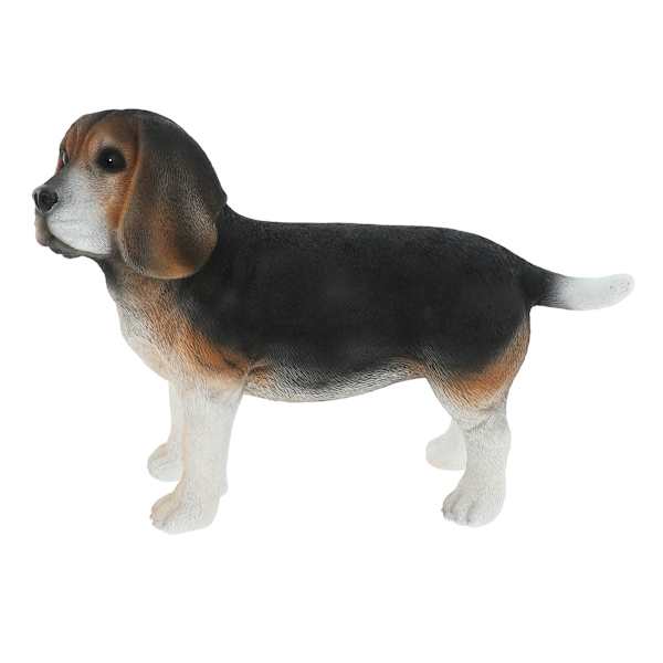 Beagle Outdoor Garden Statue, 13"