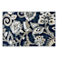 Arrington Navy Floral High-Low Washable Accent Rug 2x4 | At Home