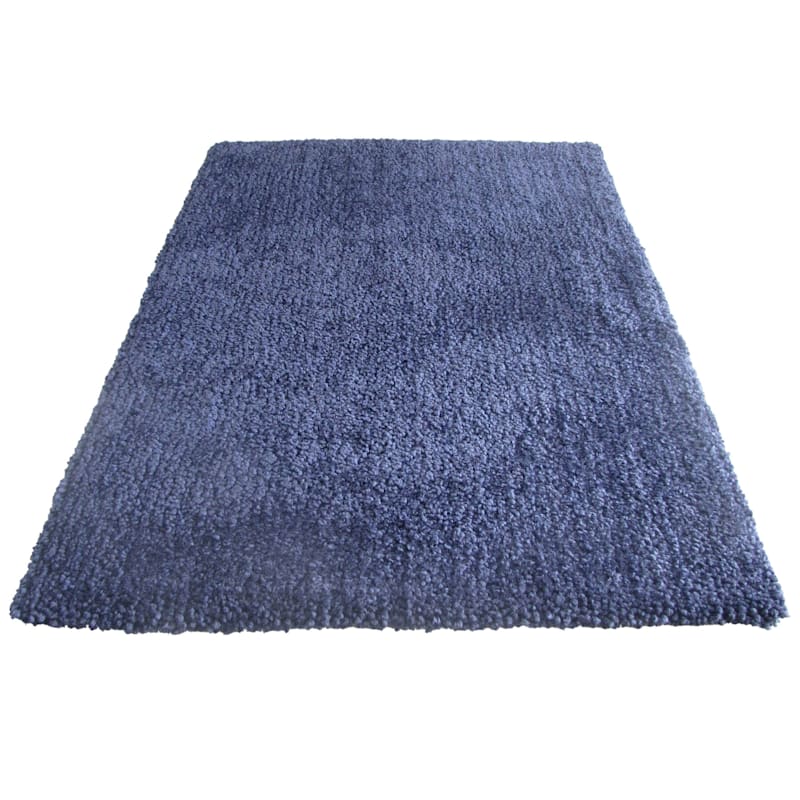 Yeti Blue Shag Area Rug 5x7 | At Home