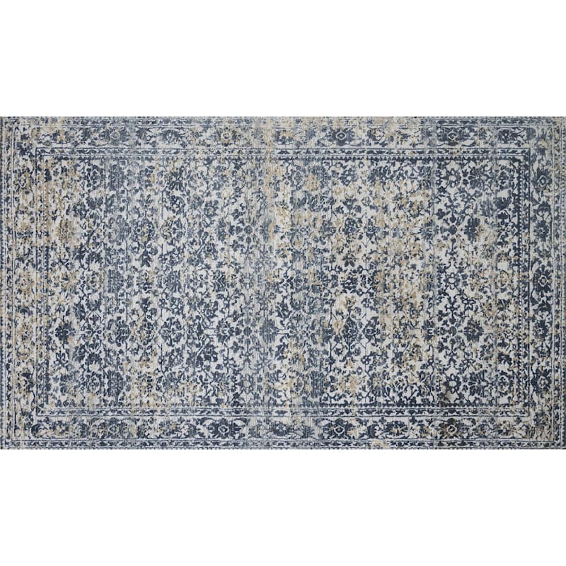Providence Venice Distressed Look Blue Accent Rug 3x5 | At Home