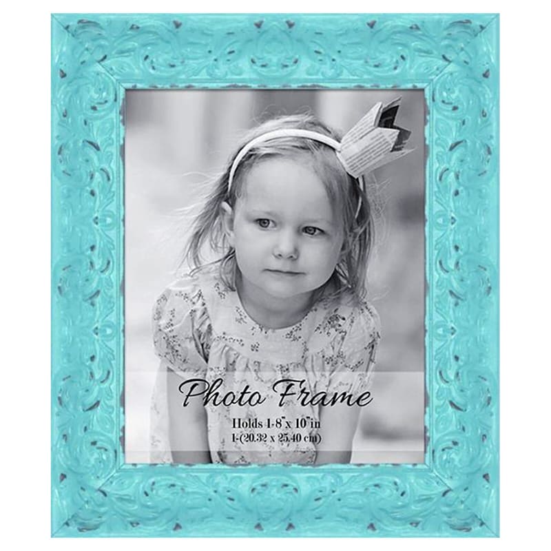 Blue Wooden Picture Frame, 8x10