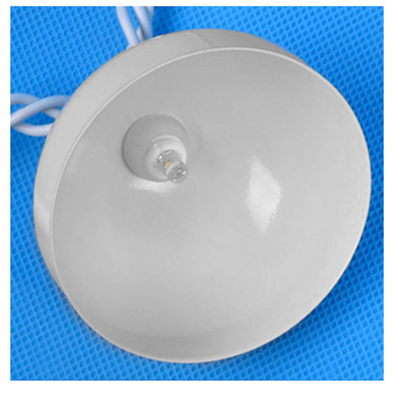 10-Count Metal Dome String Light Set, White Wire