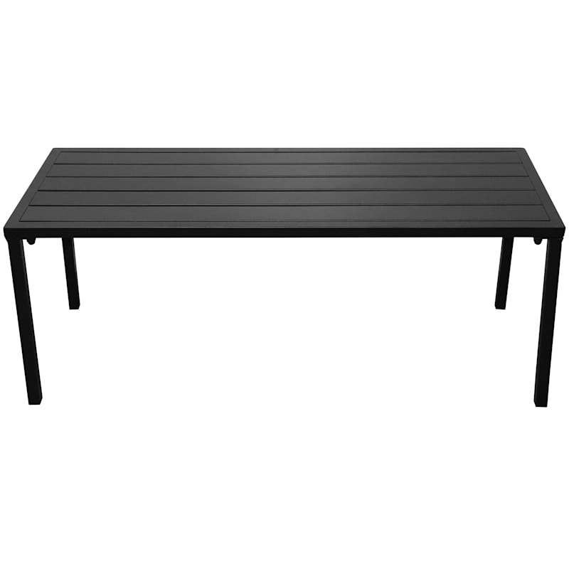 Grammercy Backless Steel Outdoor Bench | At Home Grammercy Backless Steel Outdoor Bench | At Home