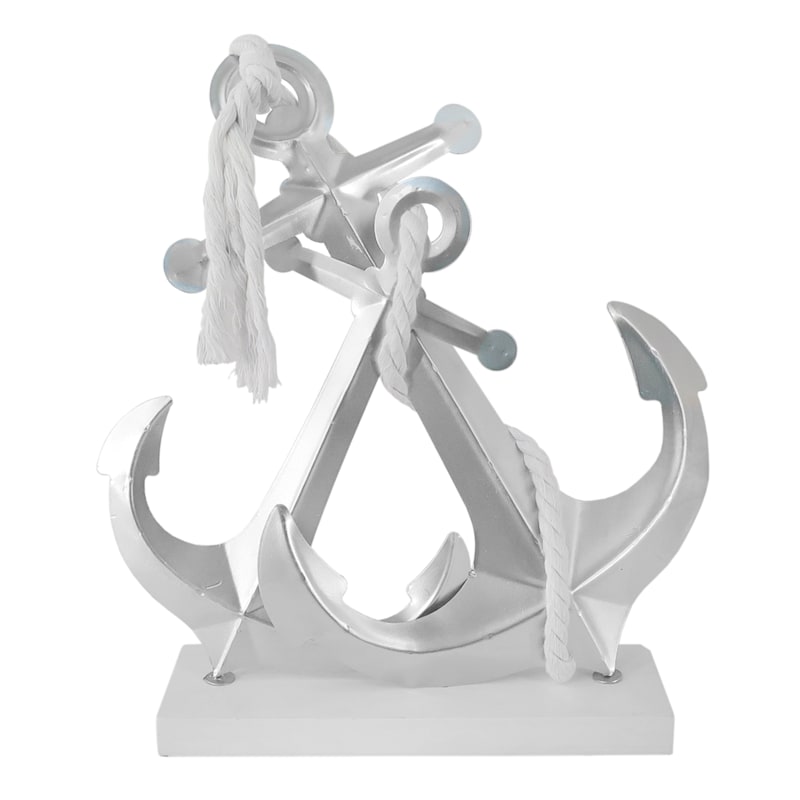 Ty Pennington Wood & Metal Anchor Table Decor, 16x5