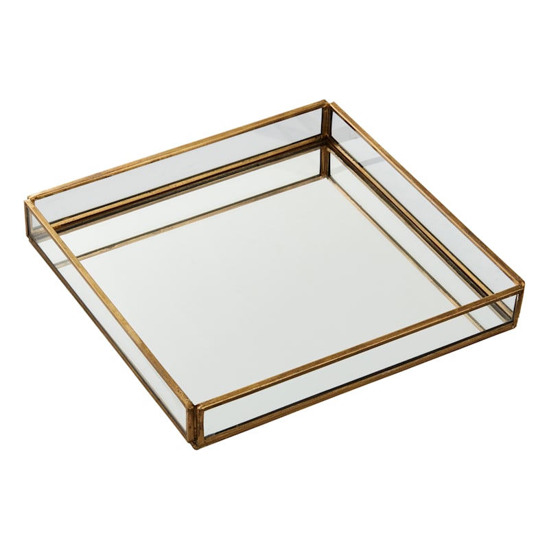 Large Glass Tray, 8" | At Home