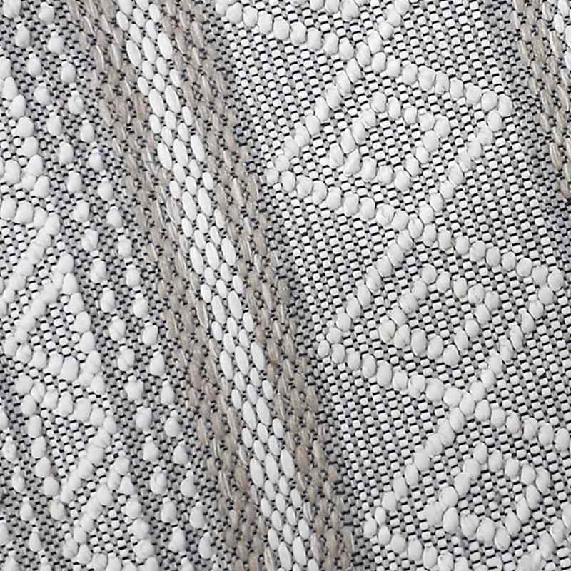 Ivory Diamond Design Fringe Accent Rug 2x3 | At Home