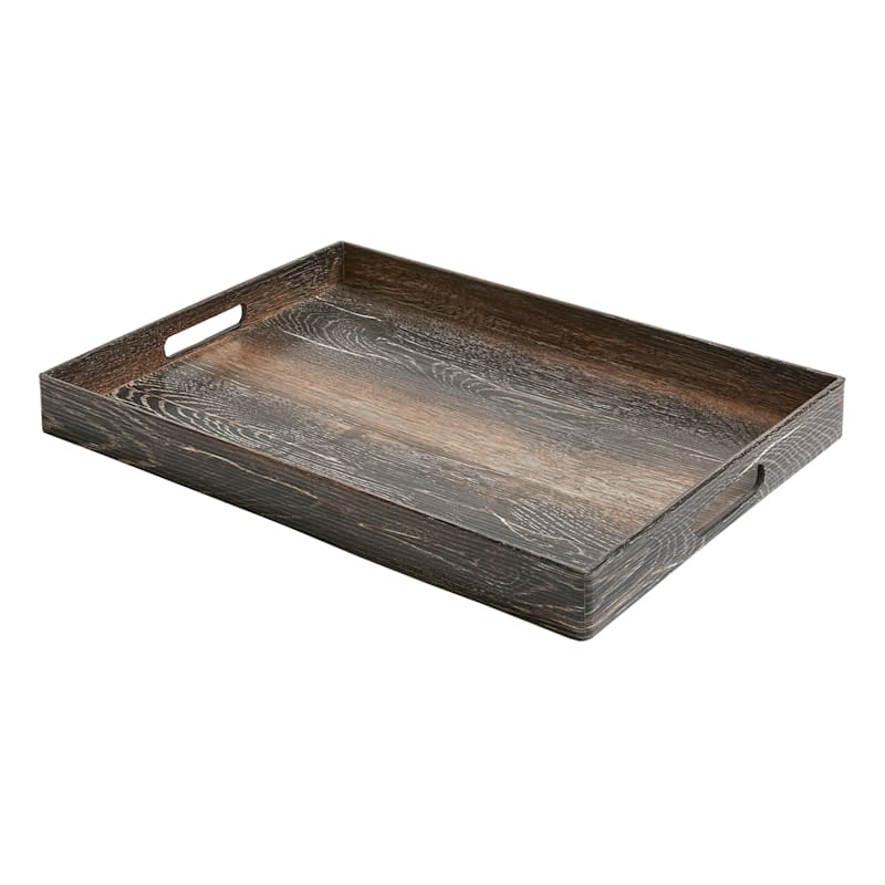Walnut Brown Decorative Tray, 14x19