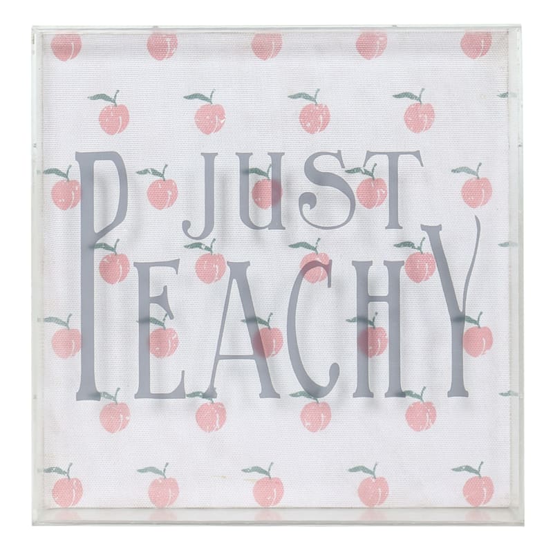11x11 Just Peachy Sign