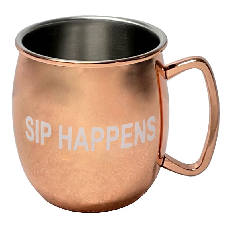Sip Happens Copper Mule Mug, 20oz