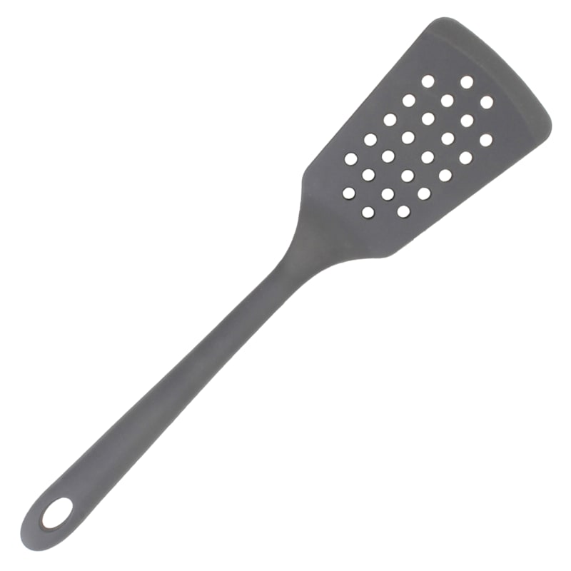 Silicone Slotted Spatula, Grey