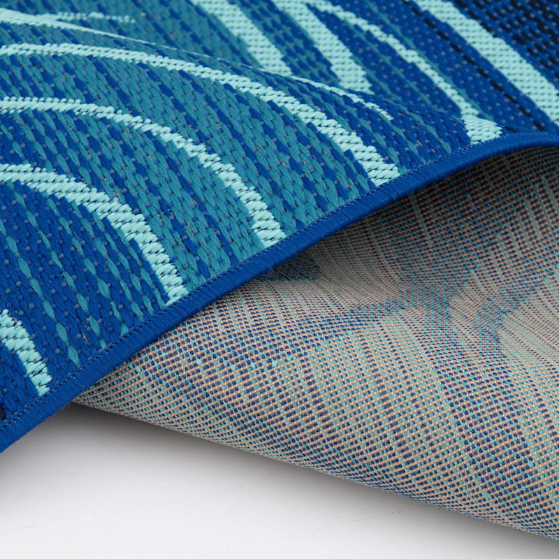 Scope Blue Wave Outdoor Accent Rug, 2X4 | At Home