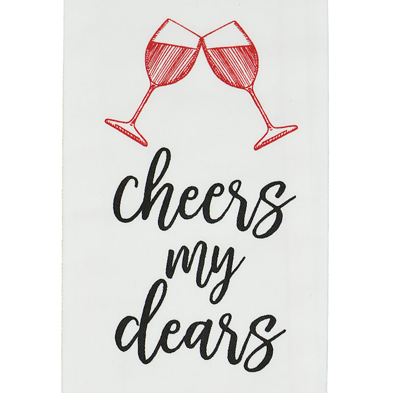 Cheers My Dears Kitchen Towel