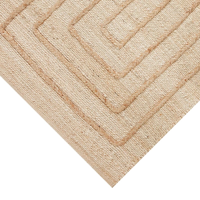 (B852) Tracey Boyd Arlo Natural Jute Accent Rug, 3x5