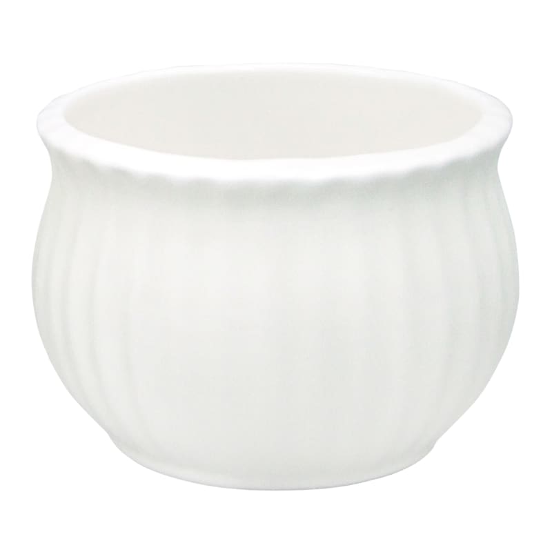 Providence Indoor White Cabbage Ceramic Planter | At Home