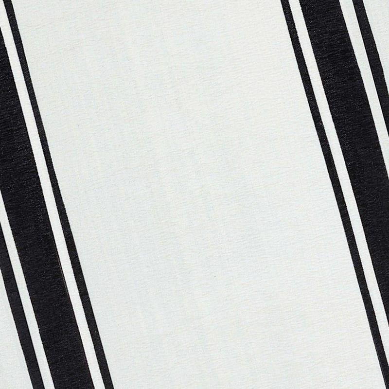 Noa Black and White Border Washable Rug 3x5 | At Home