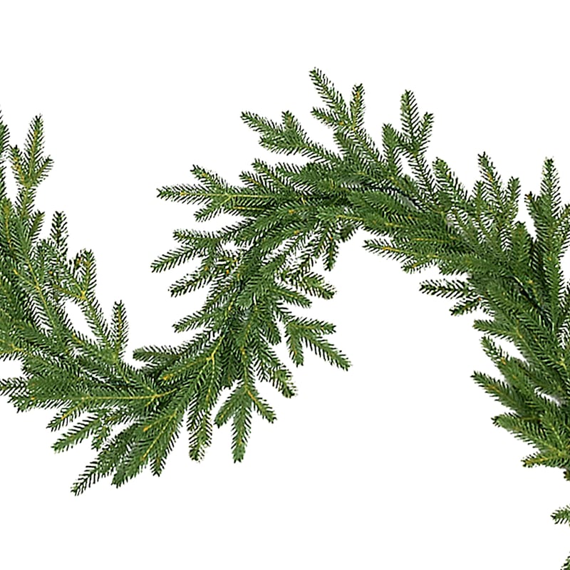 Norway Spruce Garland 9' | Holiday Greenery | At Home
