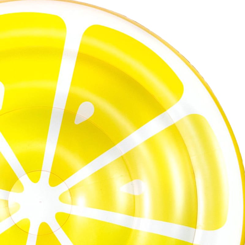 Lemon Print Island Pool Float | At Home