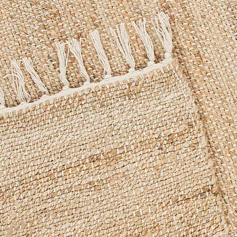 Lawrence Jute Fringe Area Rug 5x7 | At Home
