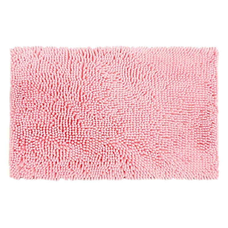 Tiny Dreamers Pink Noodle Bath Rug, 17x24