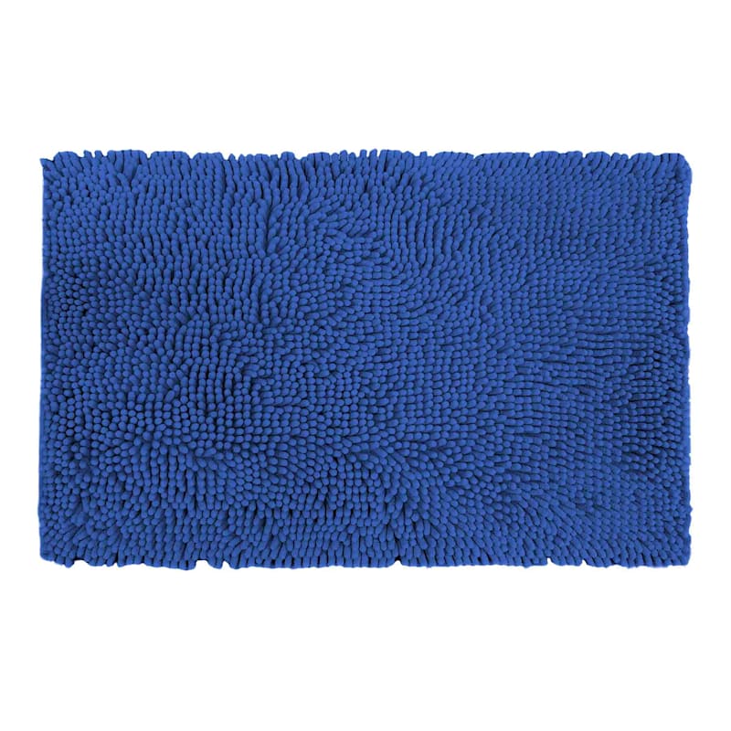 Tiny Dreamers Blue Noodle Bath Rug 17x24 | At Home