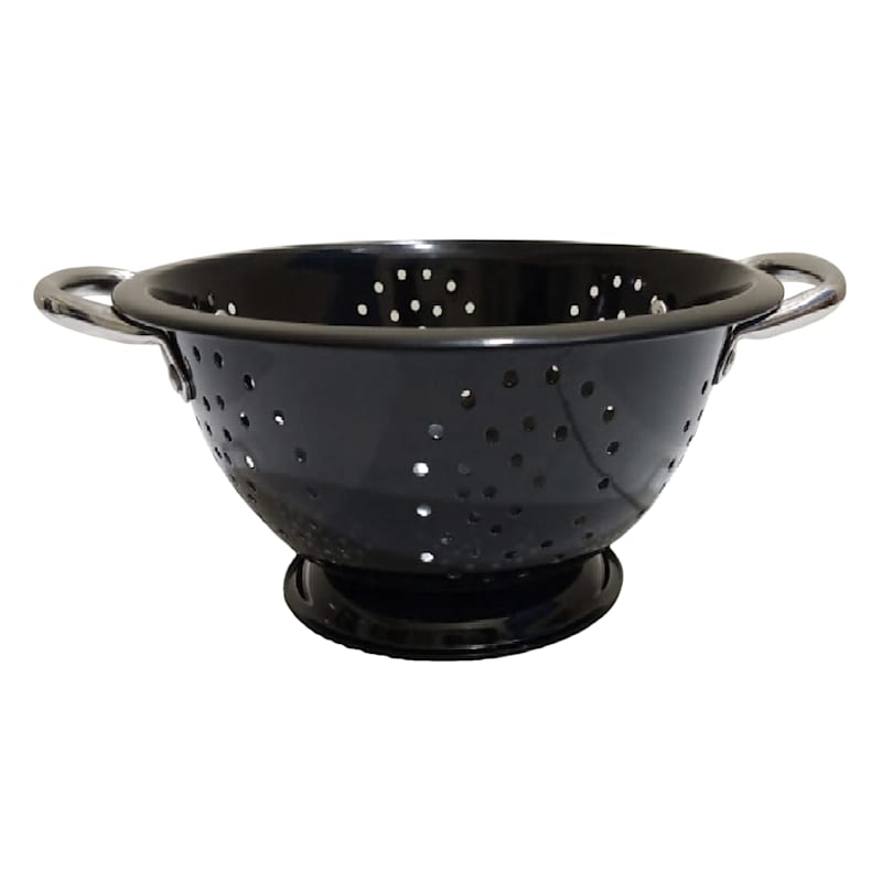Stainless Steel Colander Black 3Qt