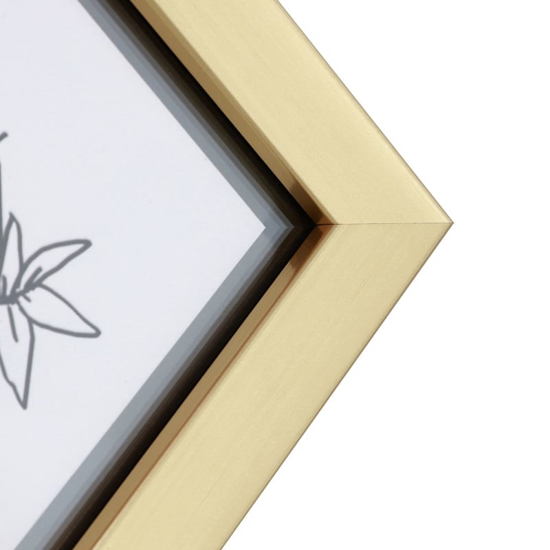 Gold Float Tabletop Picture Frame, 5x7