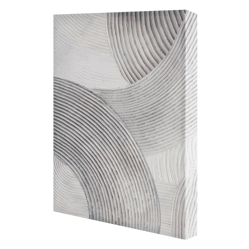 Found & Fable Neutral Pattern Canvas Wall Art, 18x24 | At Home