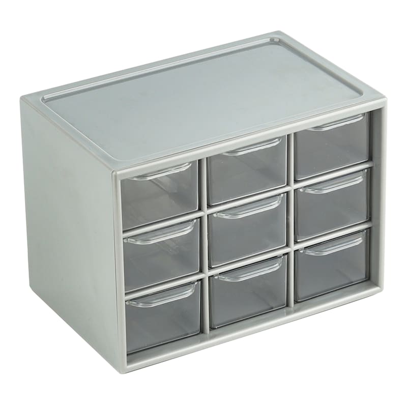 Grey Desk Drawer Organizer 3" | At Home