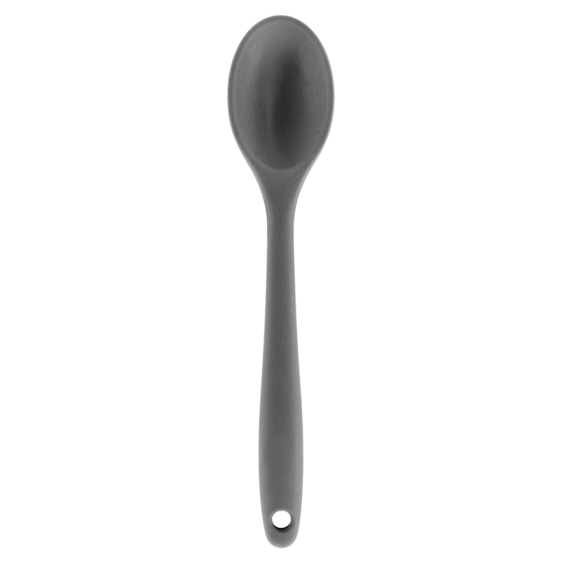 Mini Silicon Solid Spoon, Grey