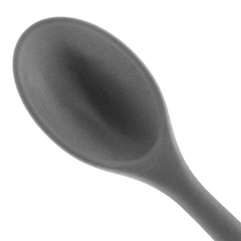 Mini Silicon Solid Spoon, Grey