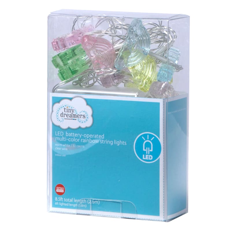 Tiny Dreamers 10-Count Rainbow String Lights