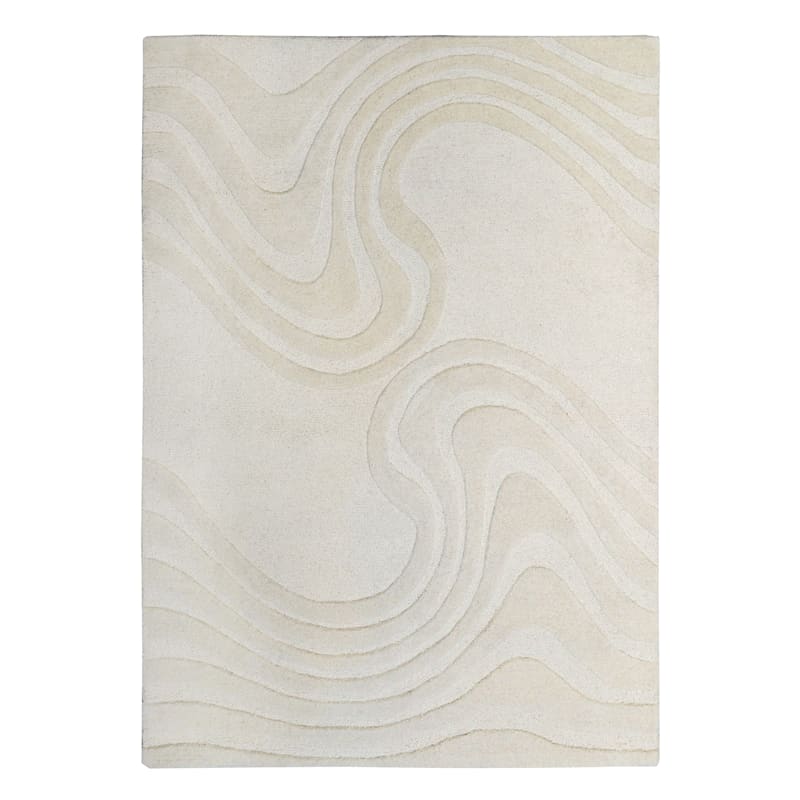 Crosby St. Lagon Ivory High-Low Area Rug Area Rug | At Home