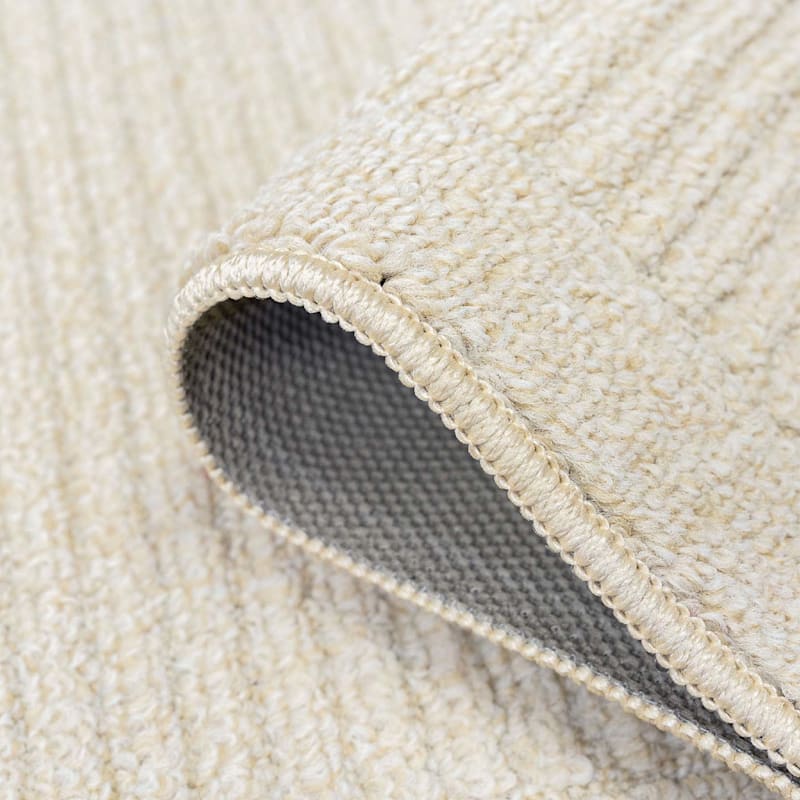 Stella Cream Washable Kitchen Mat, 18x30