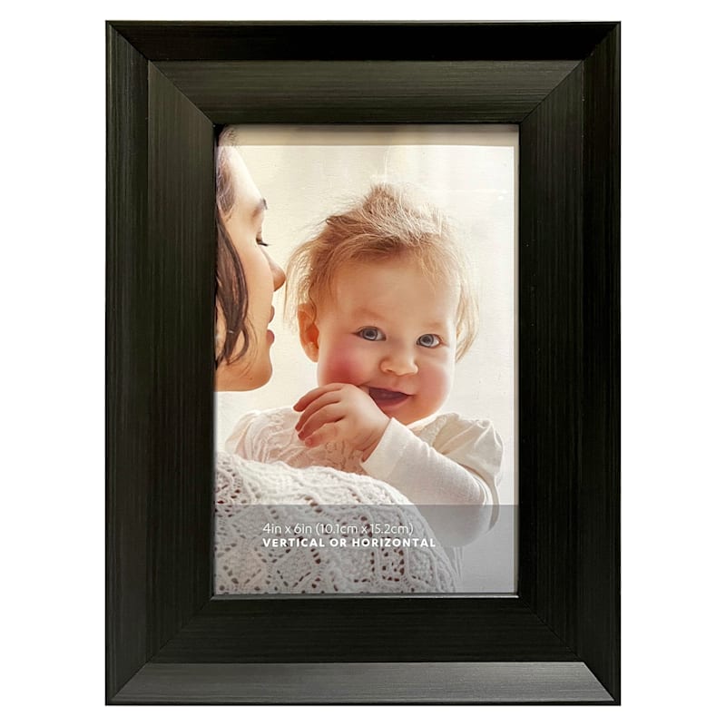 Black Tabletop Picture Frame, 4x6