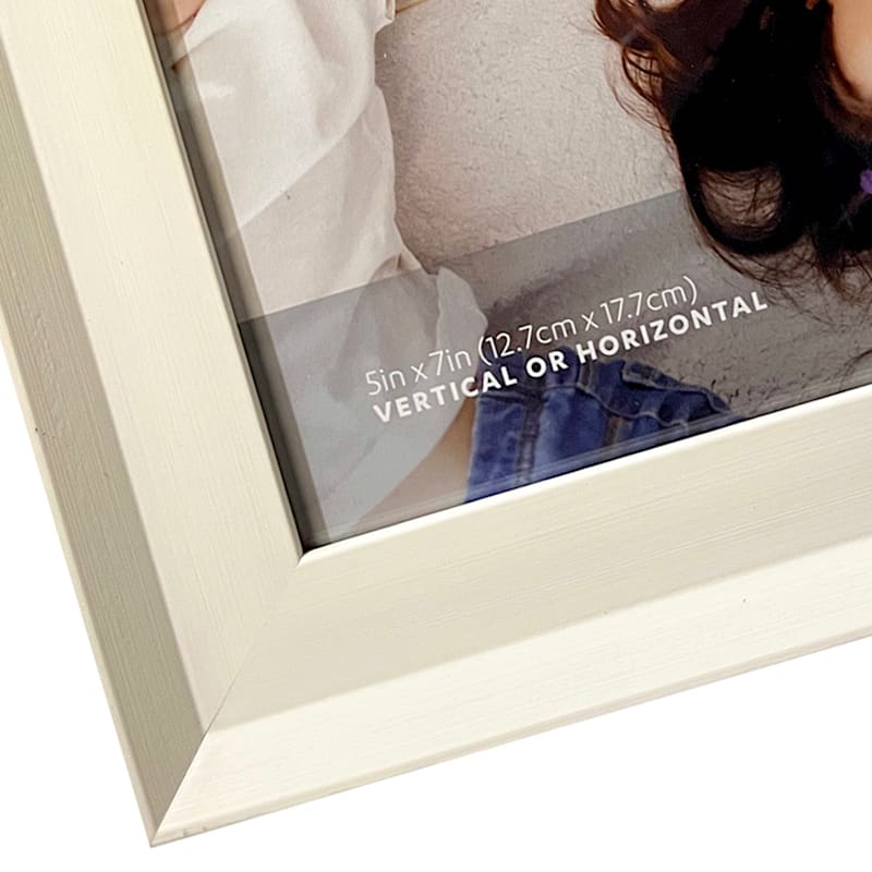 White Tabletop Picture Frame, 5x7