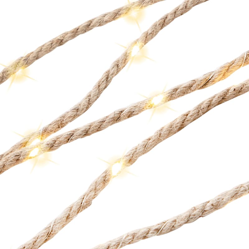 Firefly Hemp Rope Lights, 12'